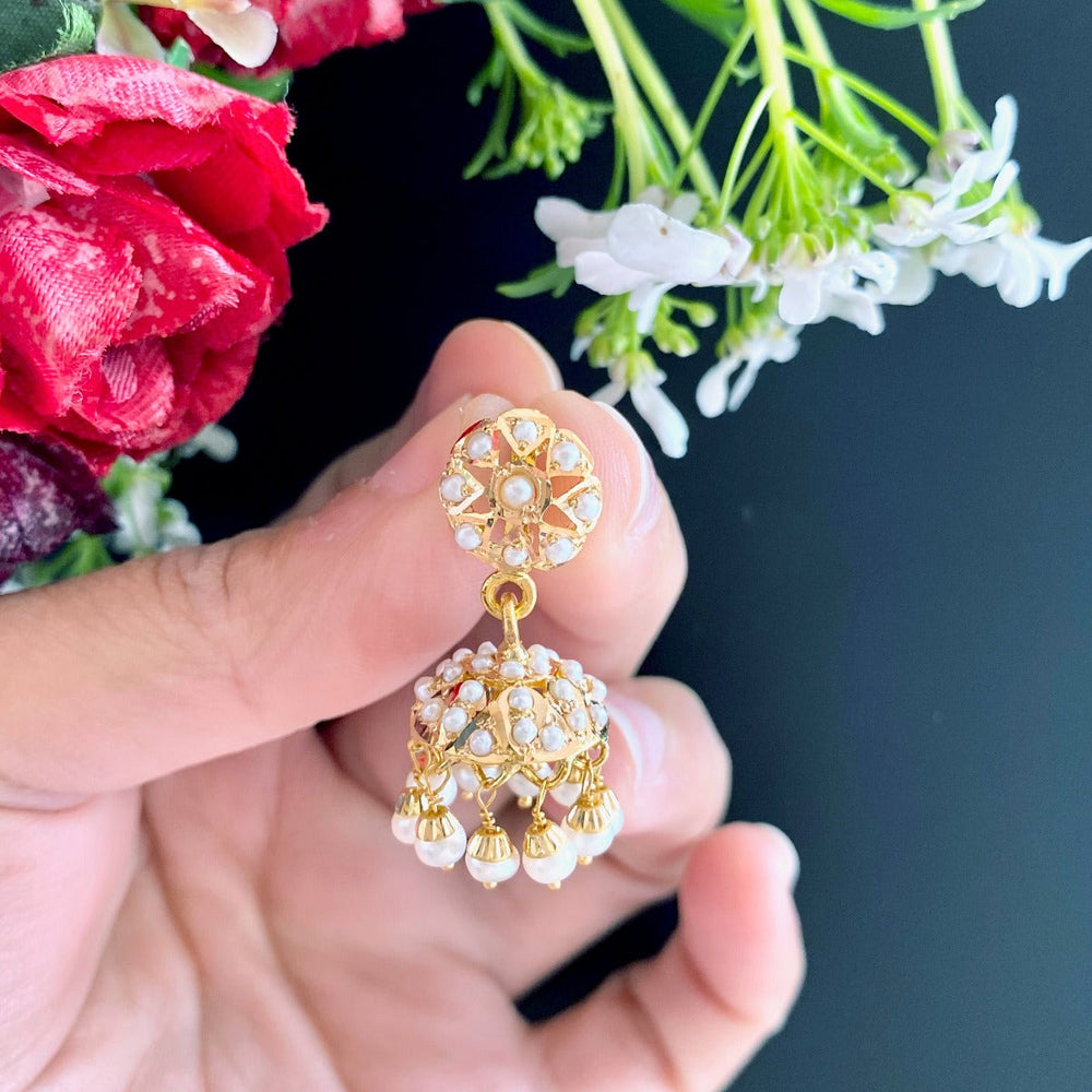 Gold Rani Haar Sets | Pearl Rani Haar Set | 22k Gold Jewellery