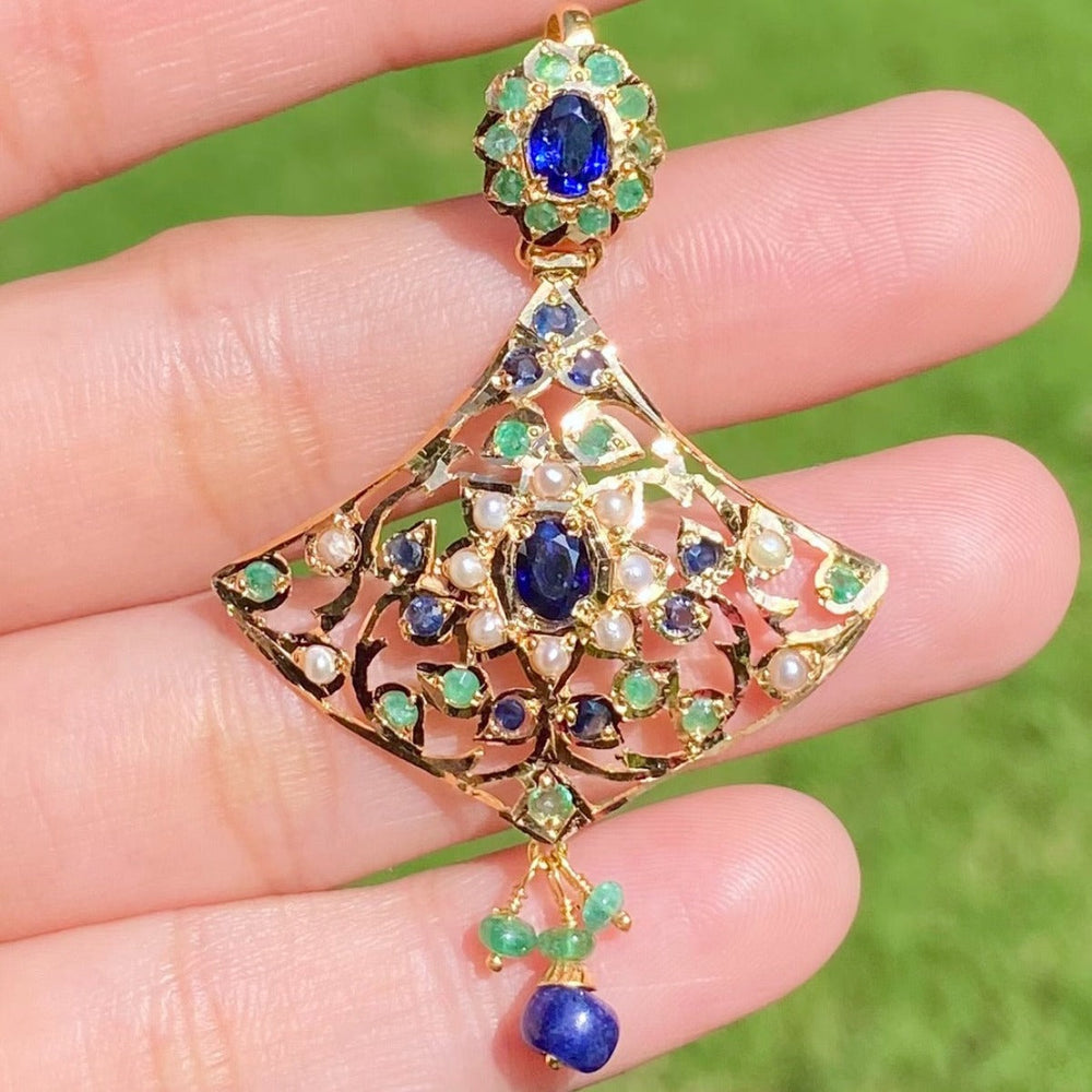 Gold Rani Haar Sets | Pearl Rani Haar Set | 22k Gold Jewellery