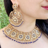 Bridal Indian Guluband Set | Gold Plated on Sterling Silver