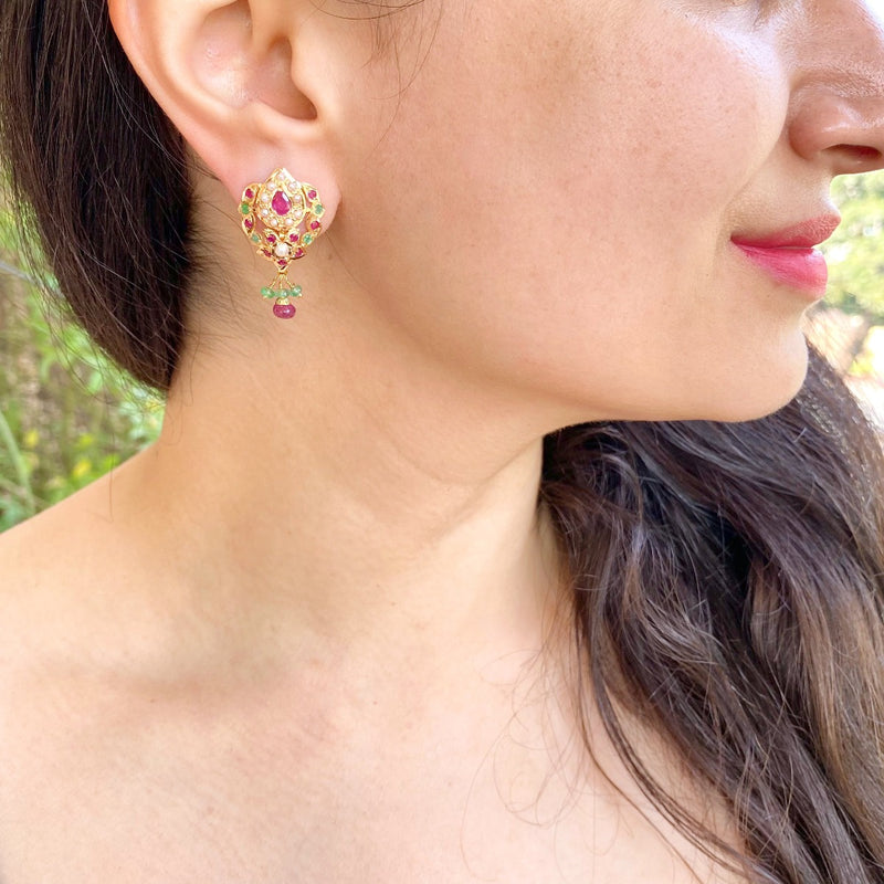 Handmade Traditional Jadau Jewellery in Gold and Silver